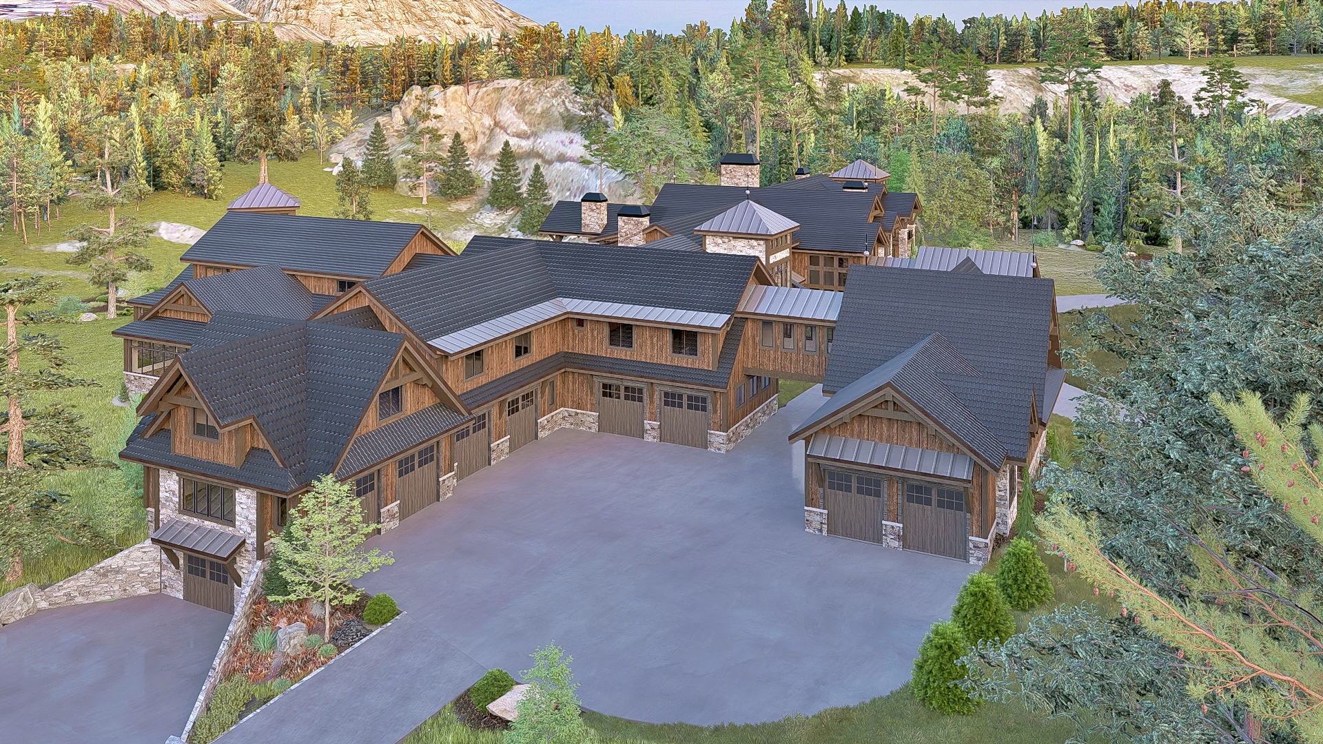 Grand Teton Estate | Wisconsin Log Homes