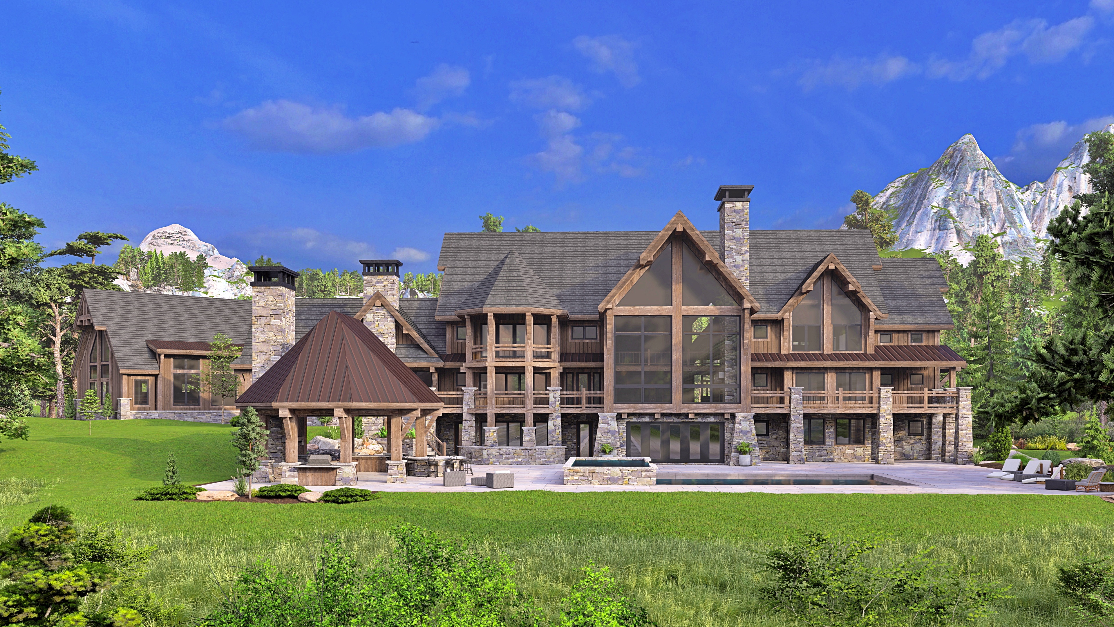 Lodge Home Plans Log Home Plans Custom Log Home Floor Plans